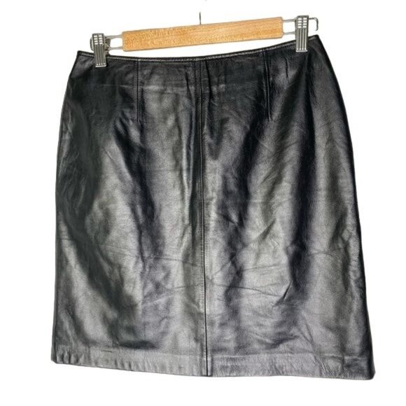 Apostrophe | Skirts | Vintage Apostrophe Petites Ladies Leather Mini ...